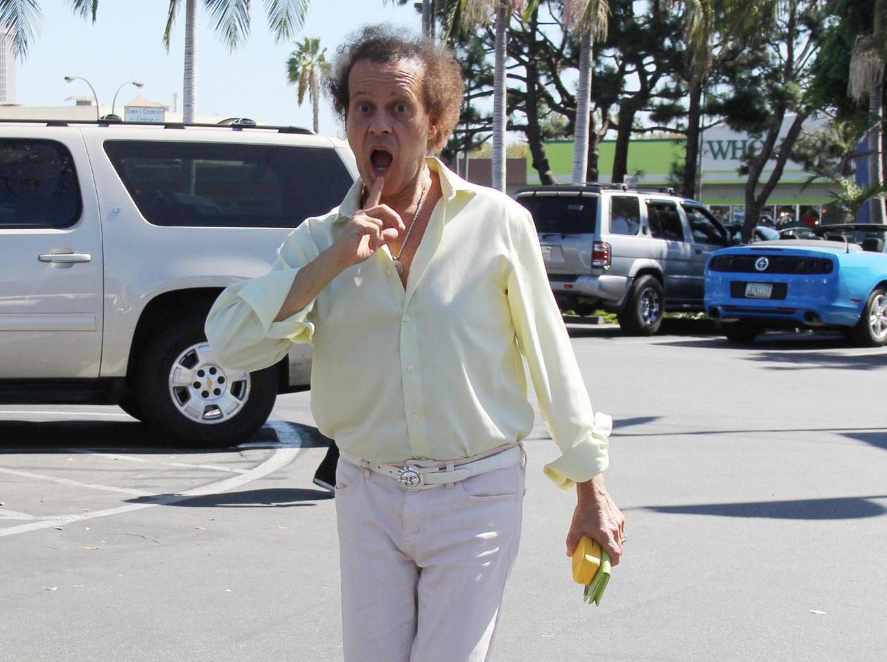 Richard Simmons Insists He's 'Happy' Amid Unauthorized Biopic Drama Richard Simmons Insists He's 'Happy' Amid Unauthorized Biopic Drama