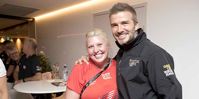 PICS David Beckham Meets Several Fans During The Invictus Games