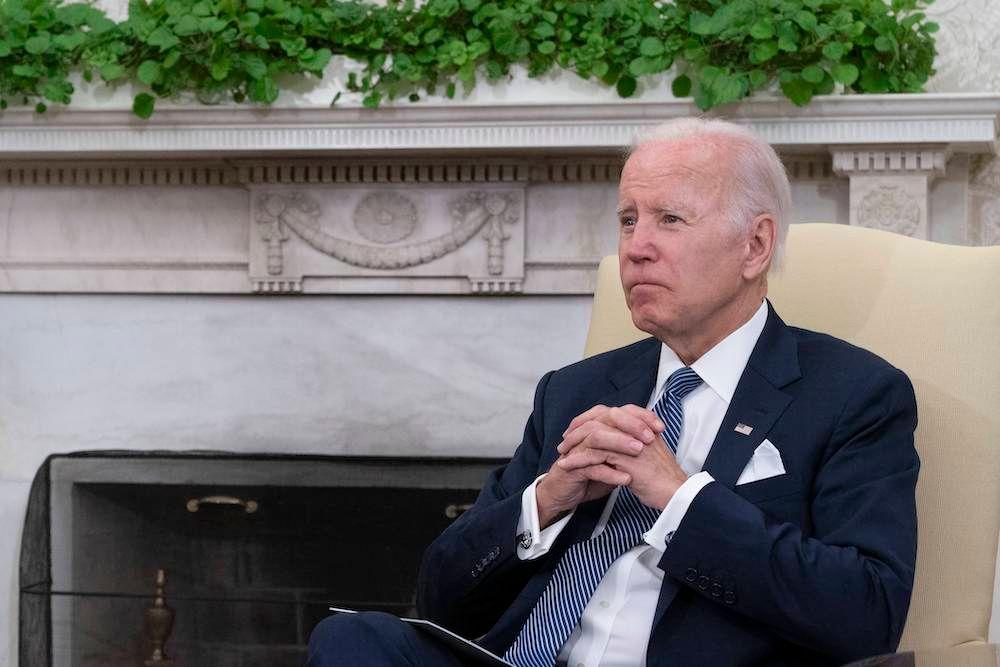 Joe Biden Installs 'Small, Gold-Framed TV' Behind Resolute Desk