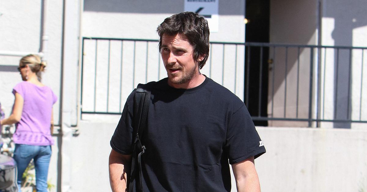 Christian Bale Enjoys Some Quality Father/Son Time In L.A.