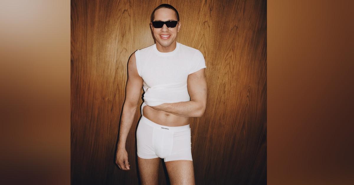 Pete Davidson Shows Off Tattoo-Free Body In New Underwear Photos