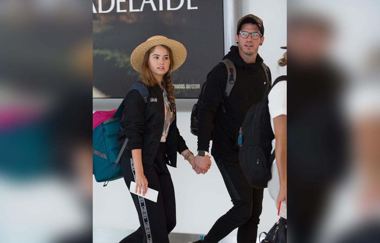 Debby Ryan And Boyfriend Josh Dunn Fly To Melbourne