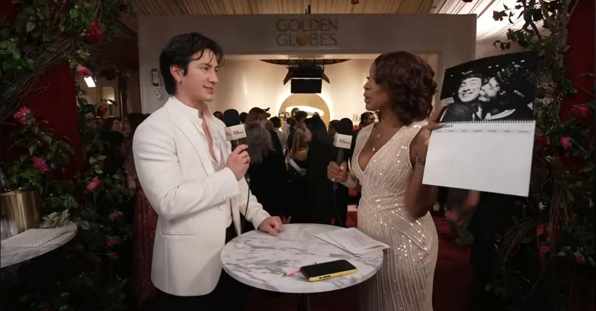 Hudson Williams Cracks NSFW Joke During Gayle King Golden Globes Talk