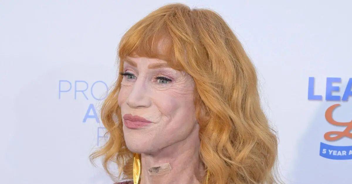 Kathy Griffin Goes Makeup-Free & Puts Messy Natural Hair On Display