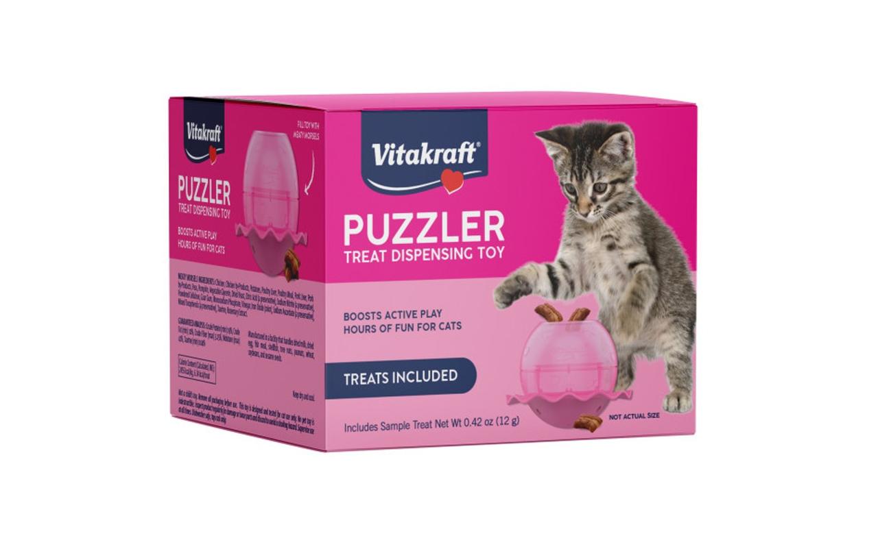 Celebrate National Pet Month With Vitakraft's New Dispensing Cat Toy