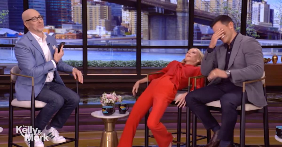 Kelly Ripa Collapses During 'Live' After Being 'Bored' By AI: Watch