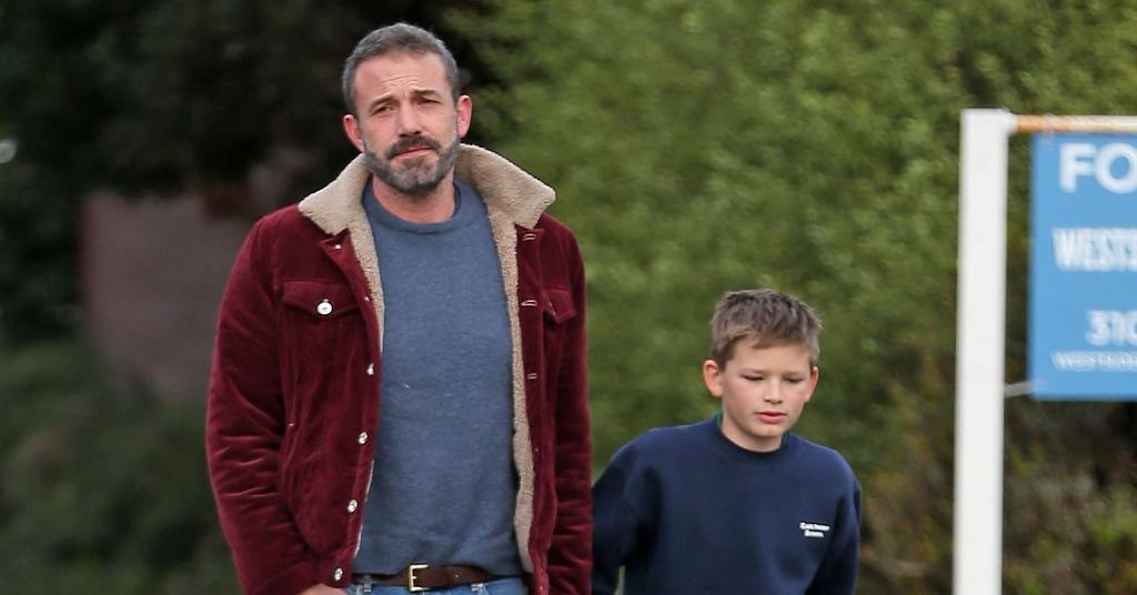 Ben Affleck Holds Hands With Son Samuel, 11, On Morning Walk: Photos