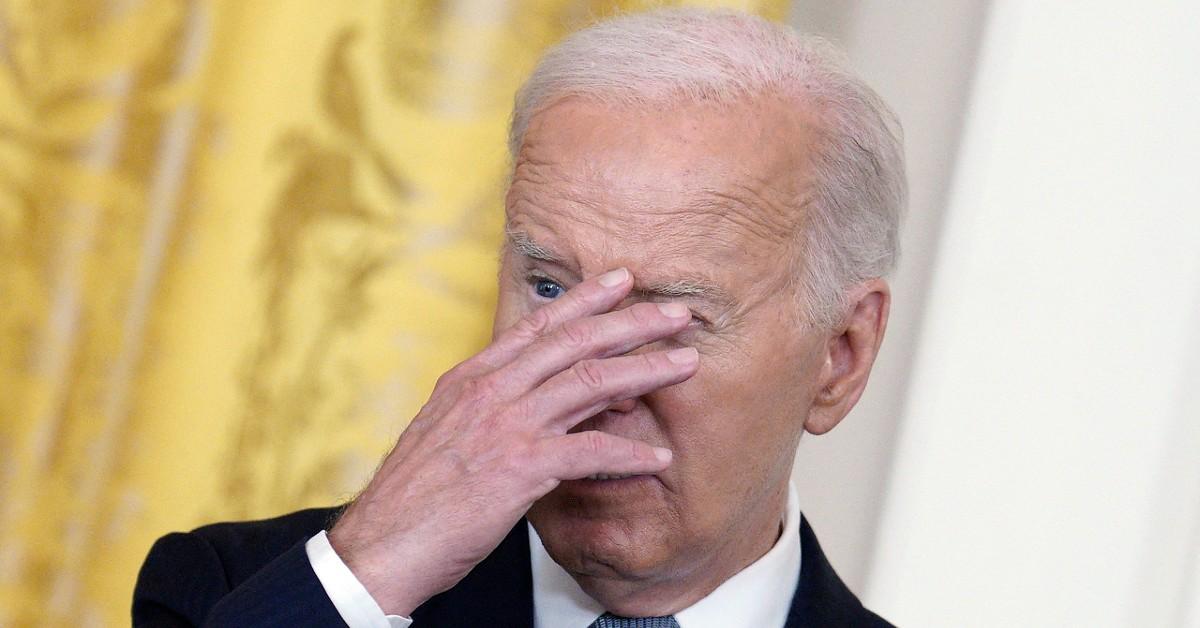 Joe Biden Slammed For Embarrassing Food Stain On Suit