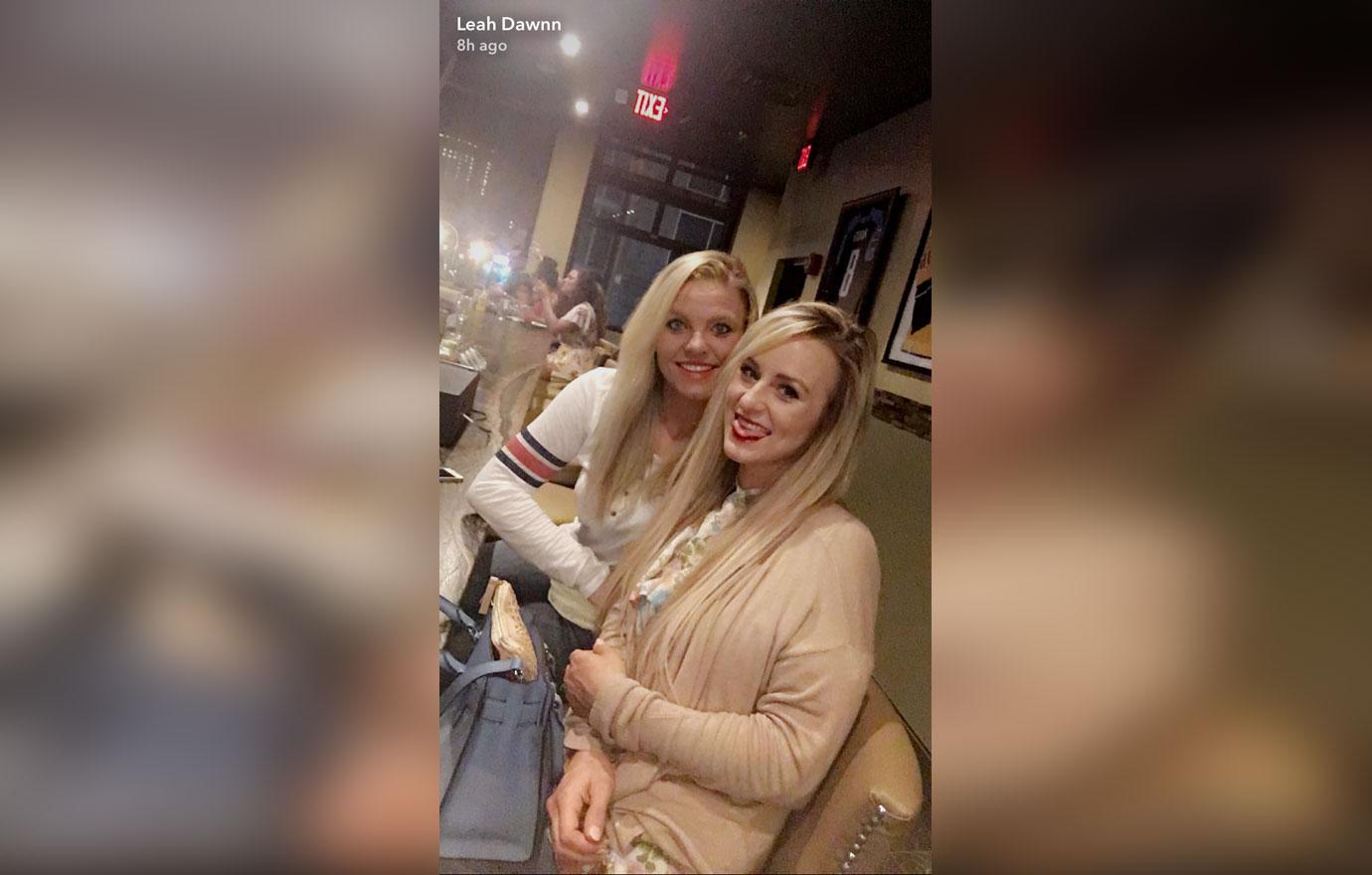 Leah & Sister Partying Away The Pain After Shocking Split Announcement