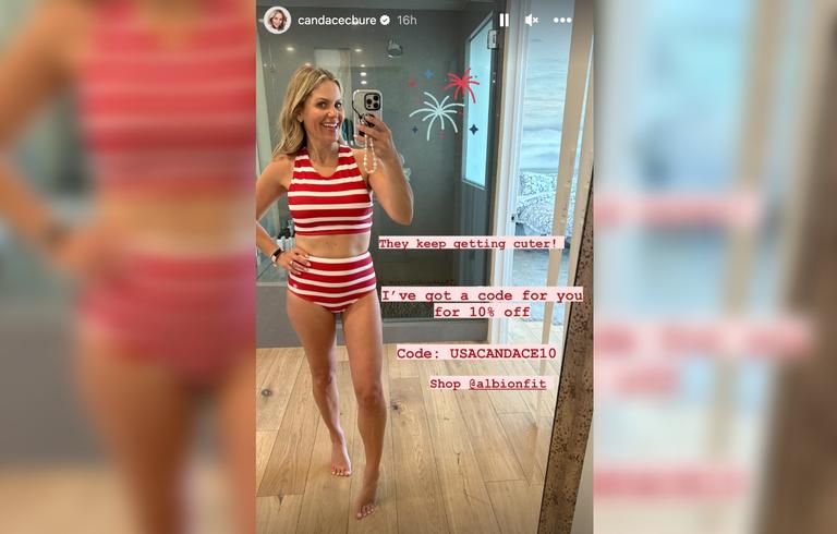 Candace Cameron Bure Shows Off Body In Bathing Suits: Photos