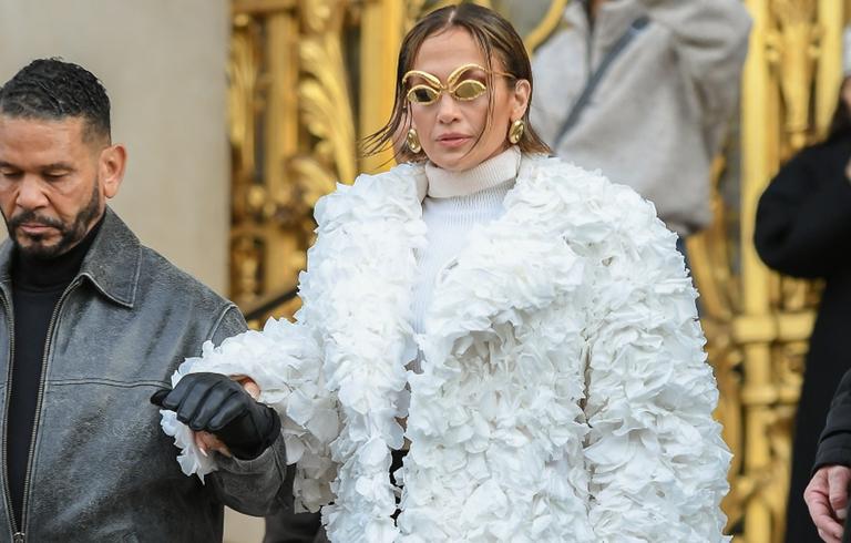 Jennifer Lopez's 'Demonic' Paris Fashion Show Look Slammed: Photos