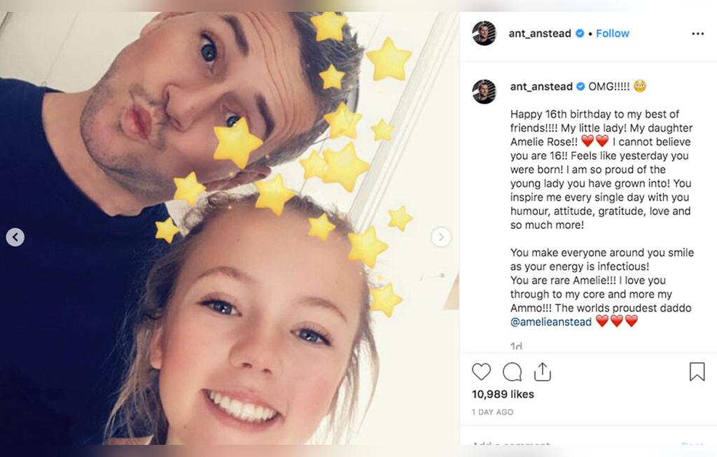 Ant & Christina Anstead Celebrate His Daughter Amelie's 16th Birthday