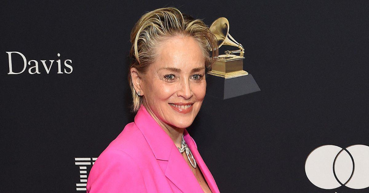 Sharon Stone Wears Lingerie To Recreate 'Basic Instinct' Scene