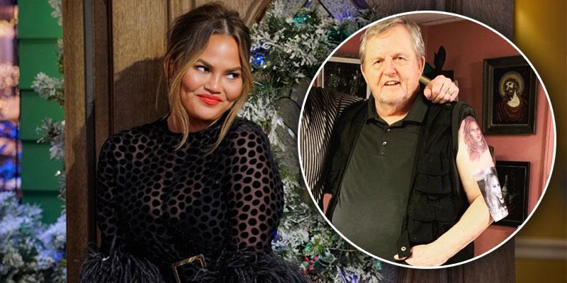 Chrissy Teigen’s Dad Gets A Tattoo Of Her Face On His Arm