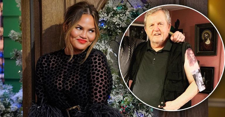 Chrissy Teigen’s Dad Gets A Tattoo Of Her Face On His Arm