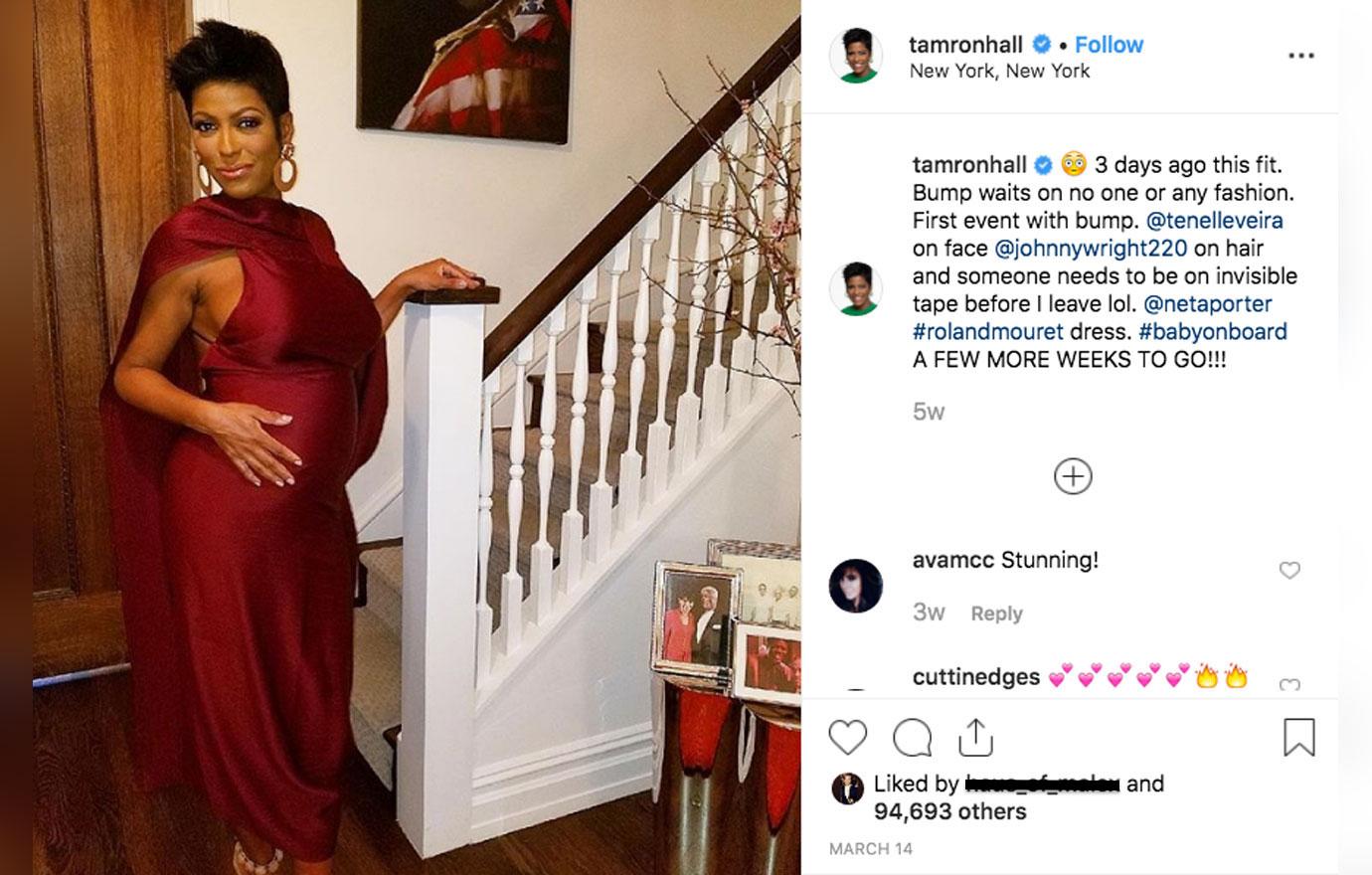 Tamron Hall Welcomes First Baby, Moses, At 48