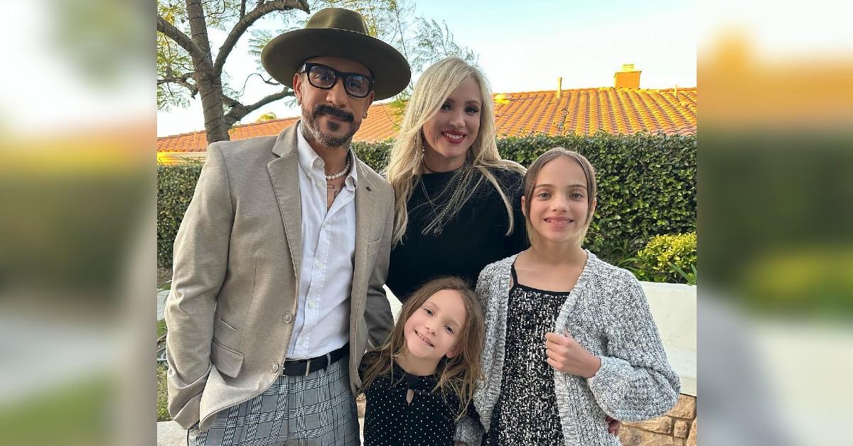 AJ McLean Says His 2 Daughters 'Look Up To Me A Lot'