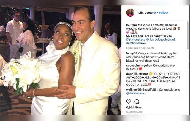 Star Jones Marries Ricardo Lugo On A Romantic Cruise