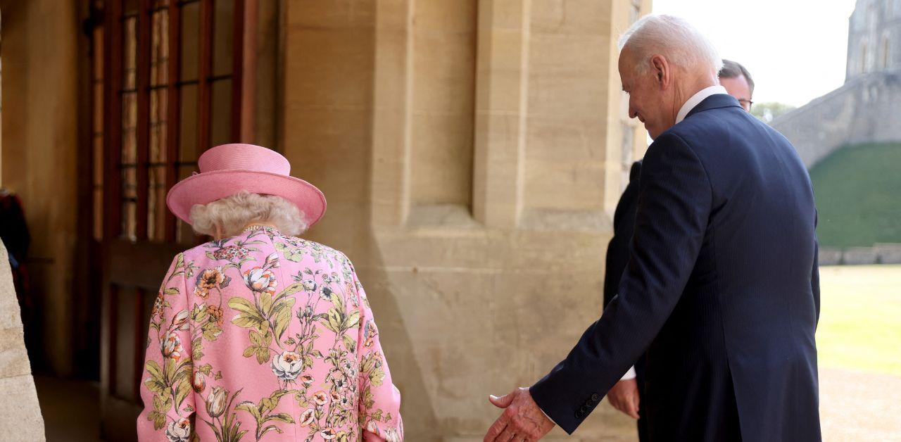 Queen Elizabeth Insisted On Serving Joe Biden During Tea At Windsor