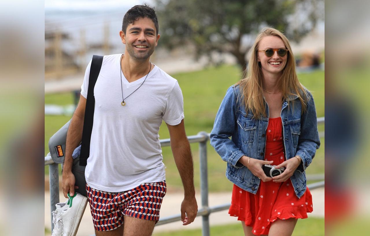 Adrian Grenier Is Shirtless On The Beach With A Mystery Woman