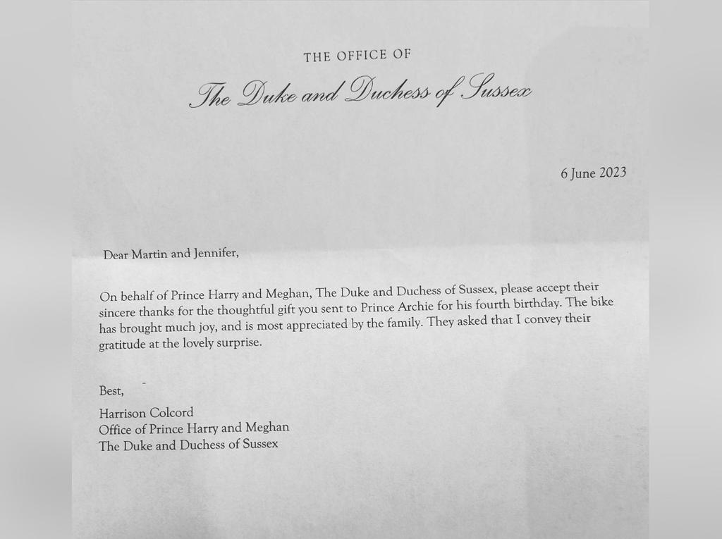 Archie's Birthday Gift Revealed, Harry & Meghan Send Thank You Note