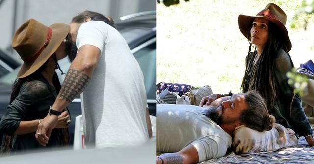 Jason Momoa And Lisa Bonet Pack On Pda During Romantic Picnic
