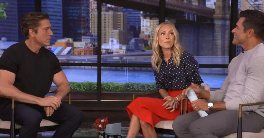Kelly Ripa Took 'Indecent Photos' In Front of David Muir's Portrait