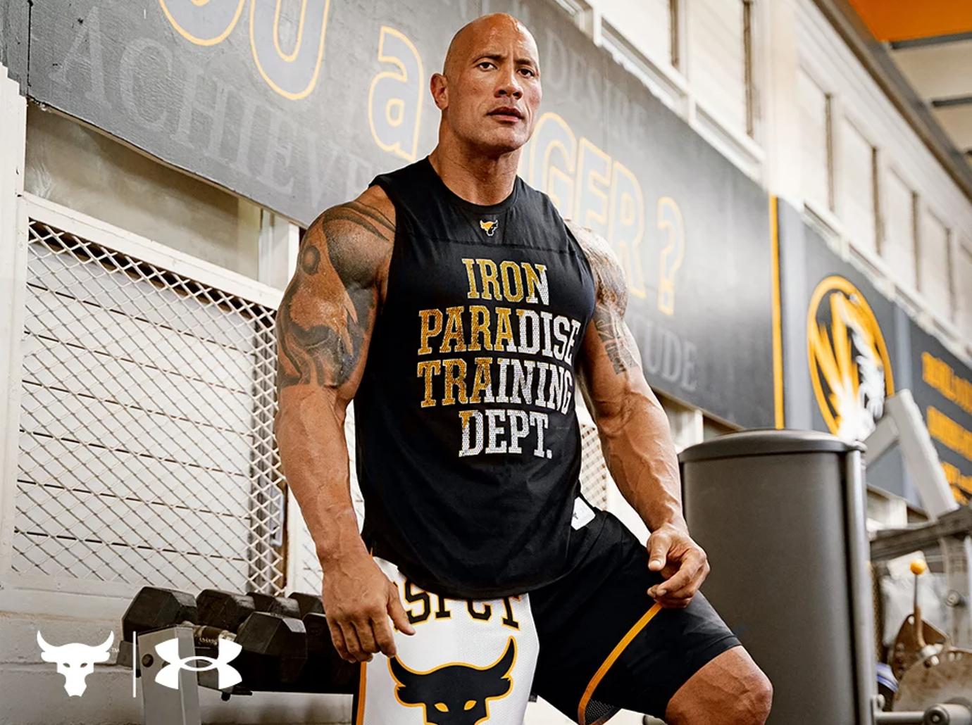 Shop Dwayne Johnson's New Project Rock Football Pack Collection