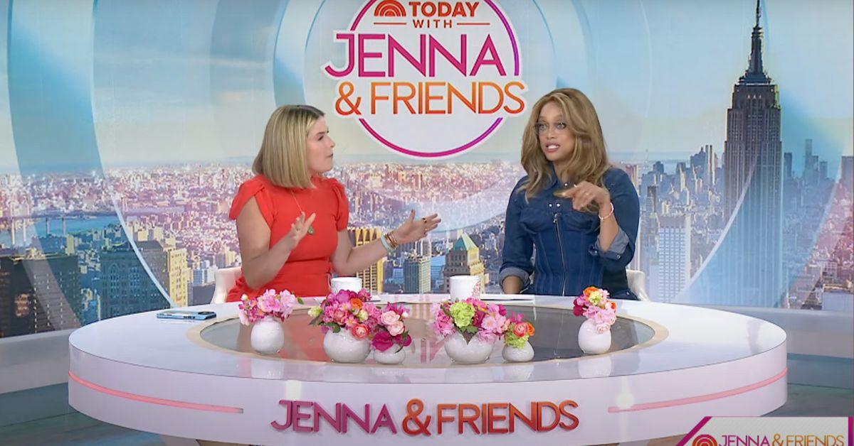 Jenna Bush Hager Flashes Live Audience As Tyra Banks Peeks At Lingerie