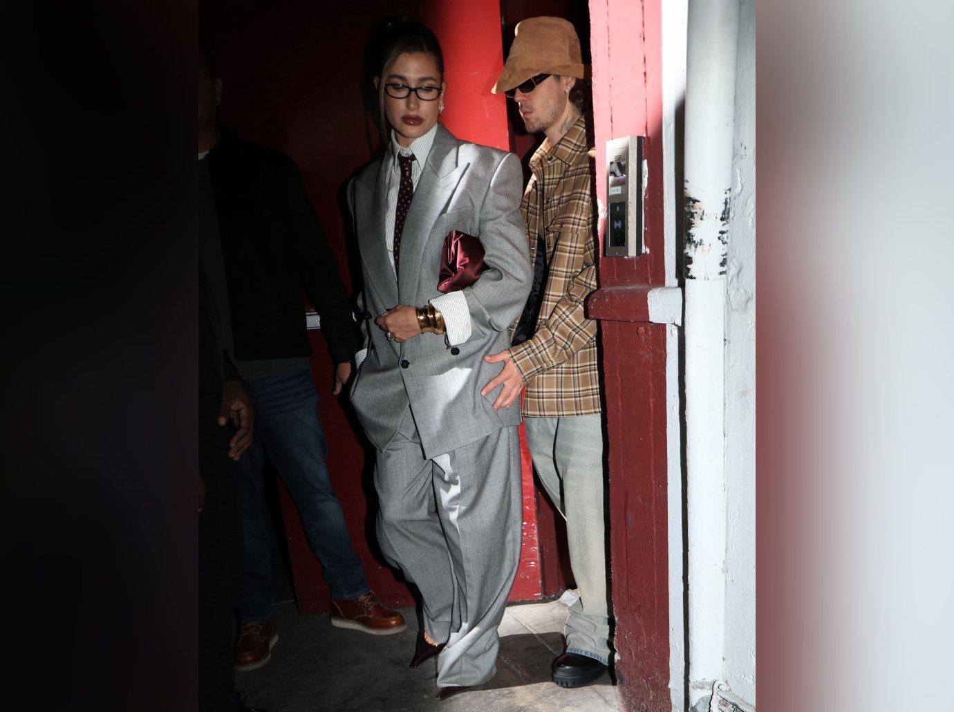 Justin Bieber Supports Wife Hailey At Rhode Dinner Party: Photos