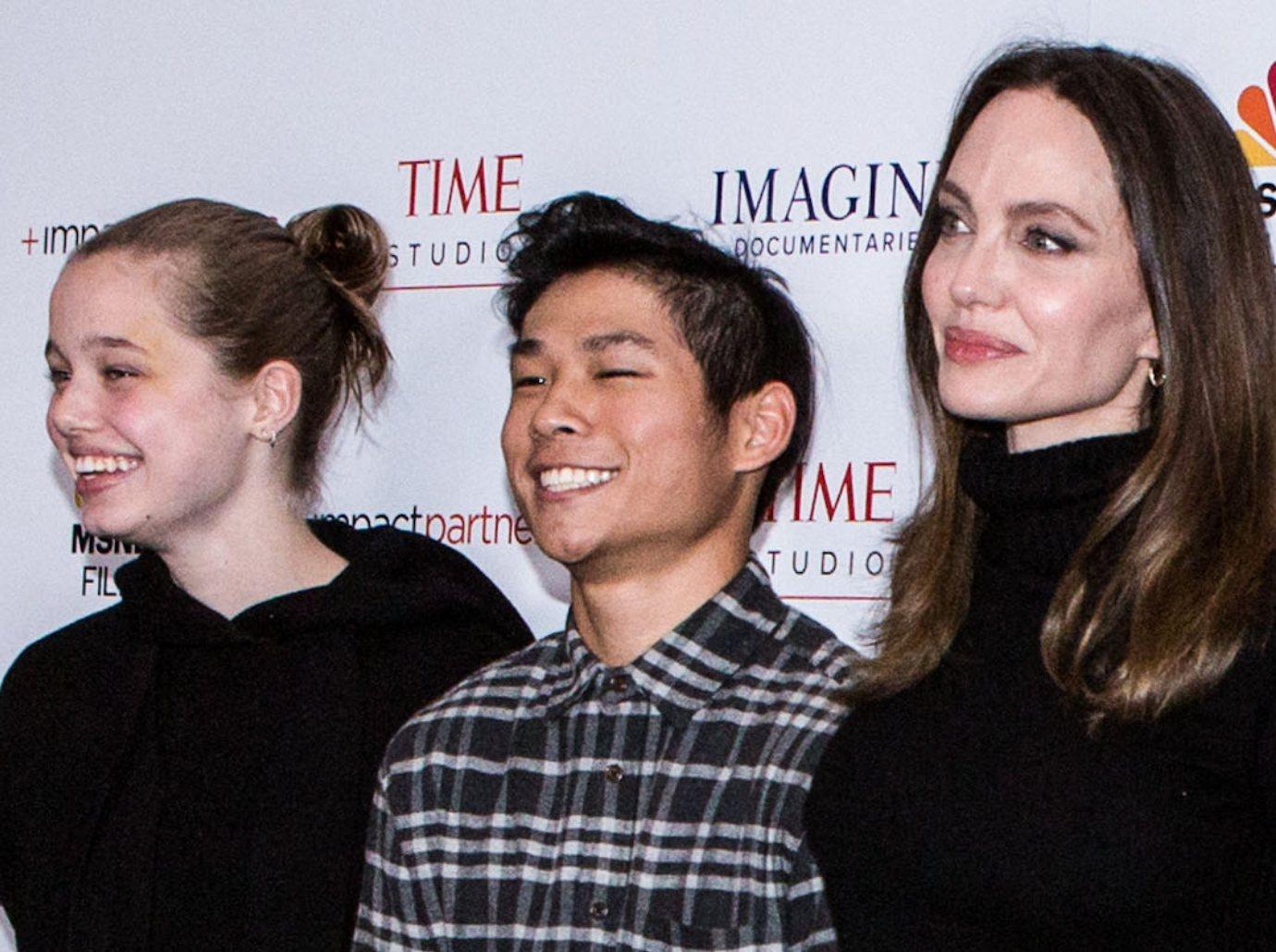 Angelina Jolie's Son Pax Shows Scar At TIFF After Scary Bike Accident