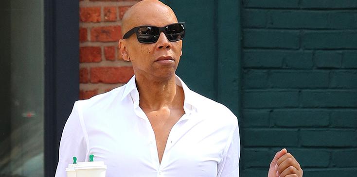 PICS RuPaul Looks Runway-Ready While Grabbing Coffee In NYC
