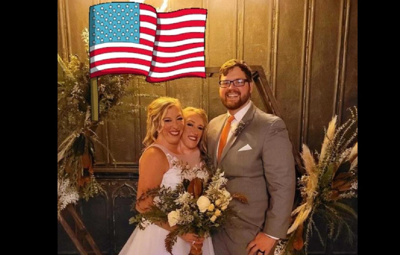 Conjoined Twins Abby & Brittany Hensel Pose With Abby's Husband: Photos