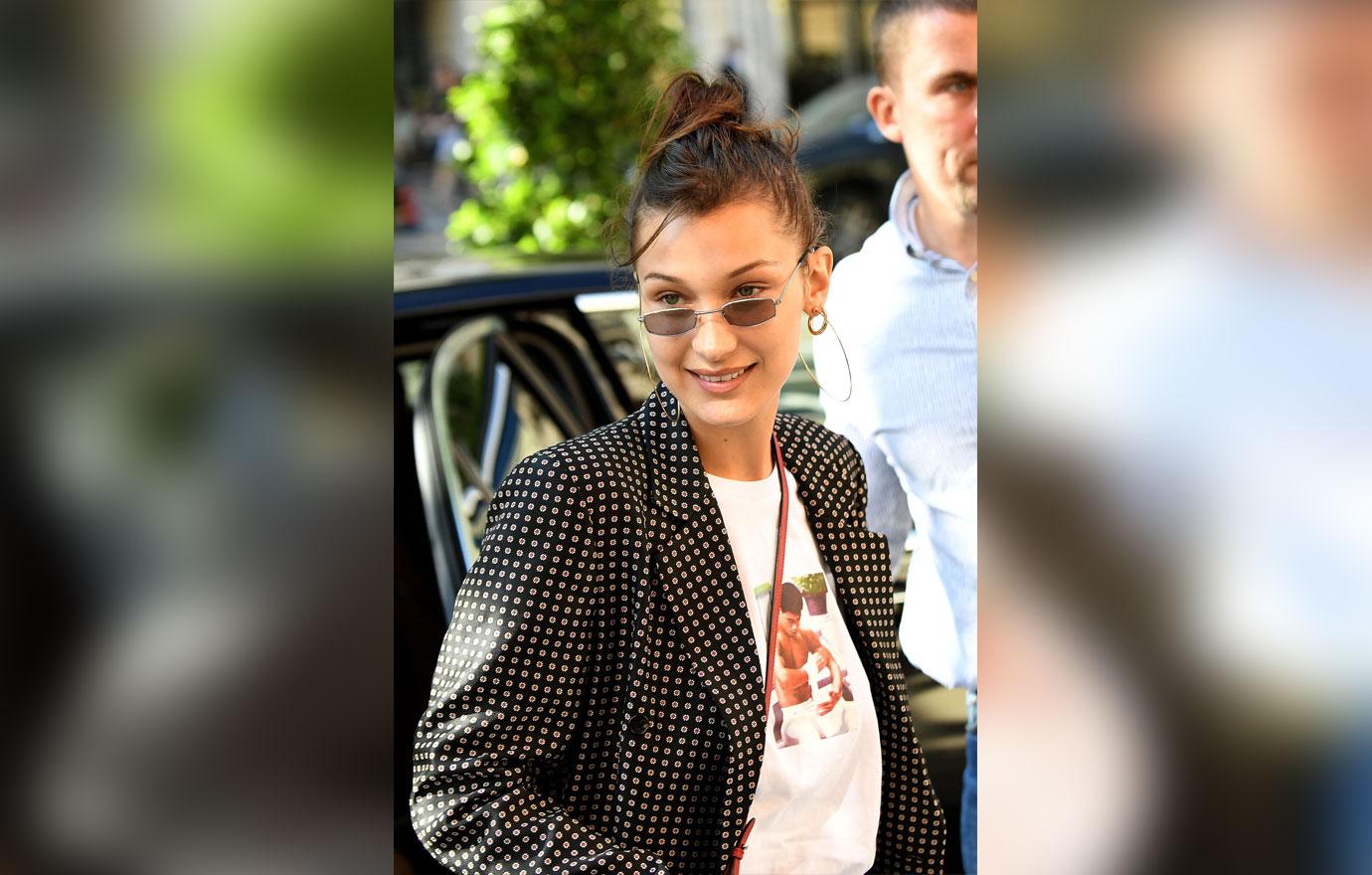 Bella Hadid Poses For A Bunch Of Selfies With Fans