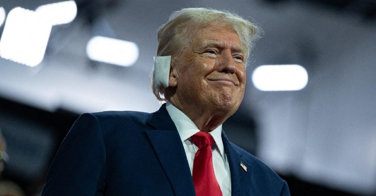 Donald Trump Seen Without Bandage Post Assassination Attempt: Photos