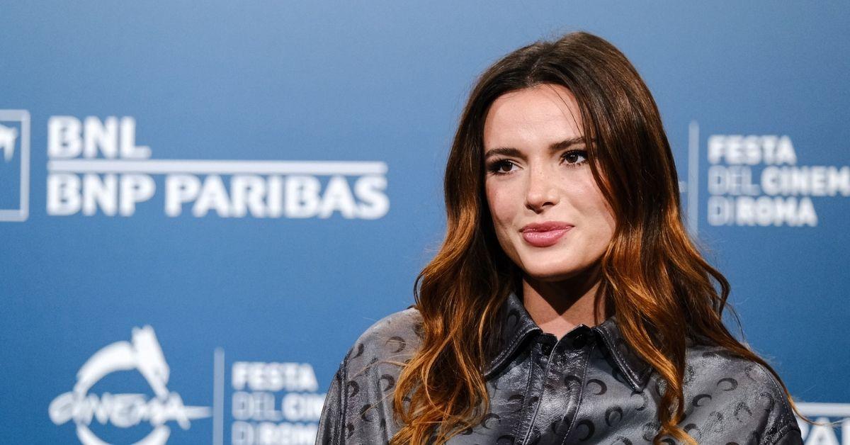 Bella Thorne Nearly Pops Out Of Her Black-&-White Top: Photos