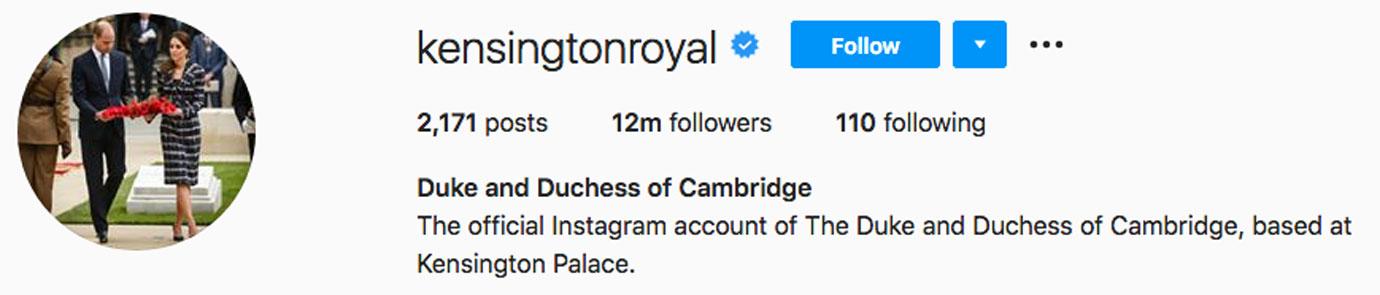 The Royal Family Change Instagram Photos For Remembrance Sunday