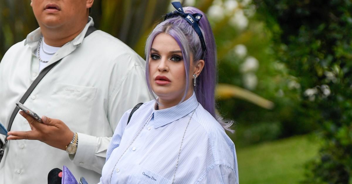 New Mom Kelly Osbourne Seen With Son Sidney In L.A. For First Time