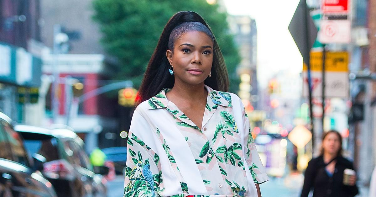 Gabrielle Union Floral Floral Outfit Book Tour Harvey Weinstein Photos