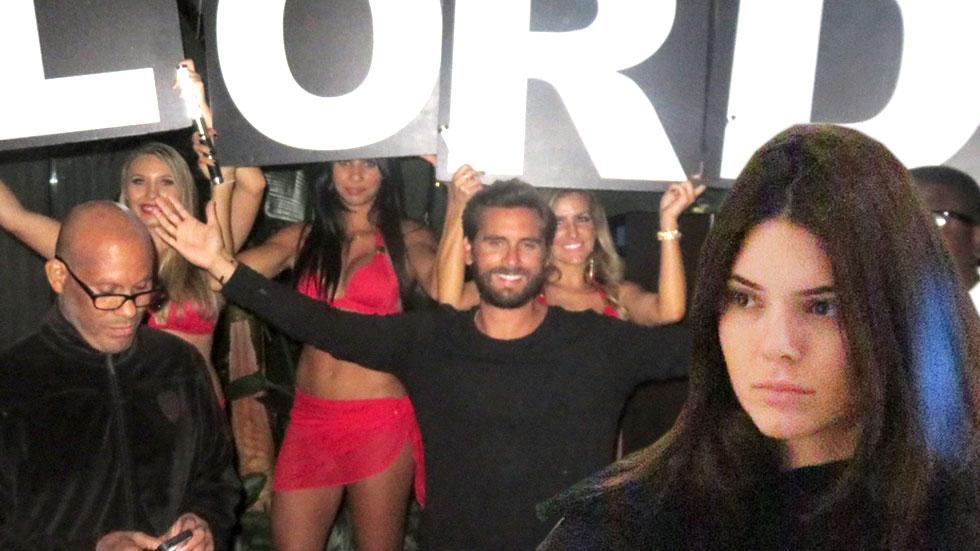 Scott Disick Parties With Chris Brown And Kendall Jenner Gives Him The ...