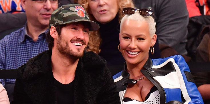 Amber Rose And Val Chmerkovskiy CAUGHT On Kiss Cam