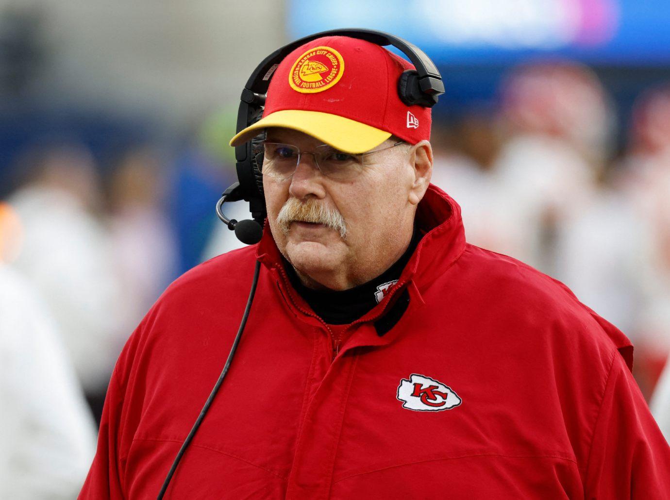 Travis Kelce's Coach Andy Reid Admits He 'Tries To Stay On Top Of Him'