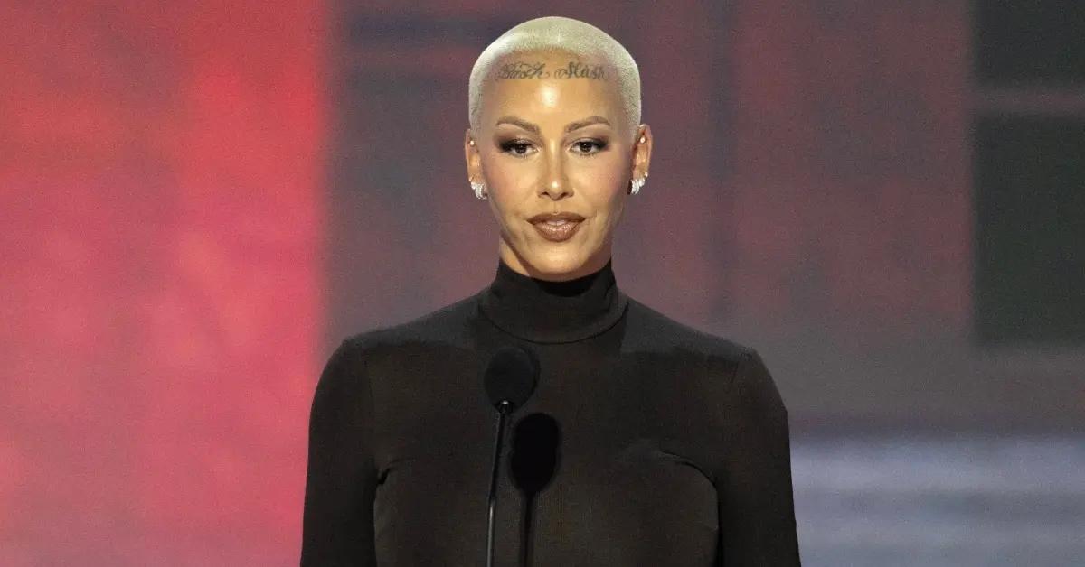 Amber Rose Looks Unrecognizable, Reunites With Ex Wiz Khalifa: Photos