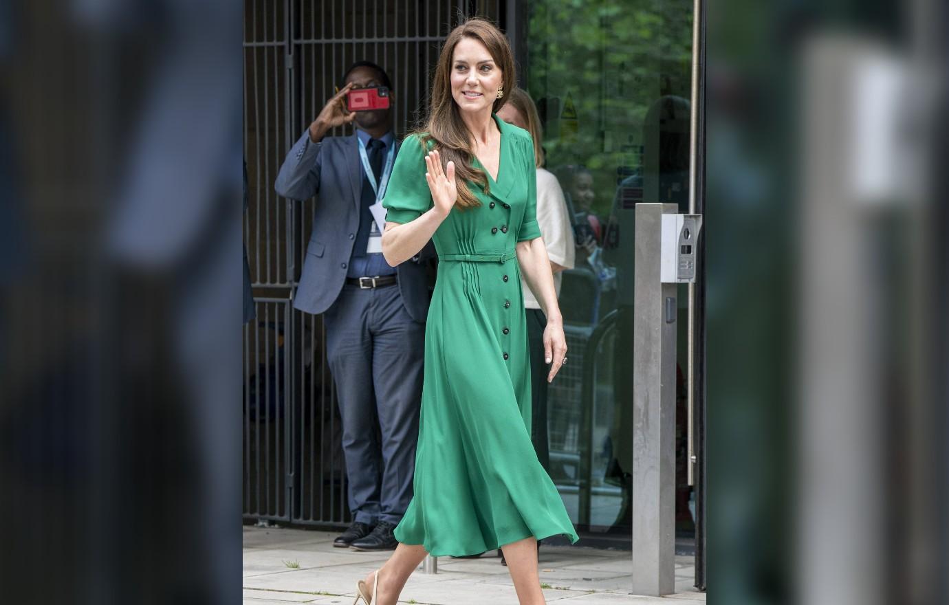 Kate Middleton Helps Charity After Harry & Meghan's Car Chase: Photos