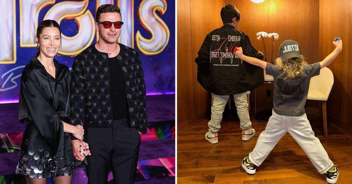 Justin Timberlake's Concert Attended By Jessica Biel & Kids: Photos