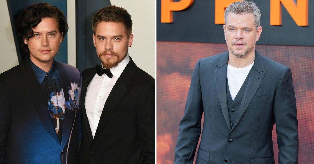 Cole & Dylan Sprouse Dismissed Matt Damon On 'The Suite Life' Set