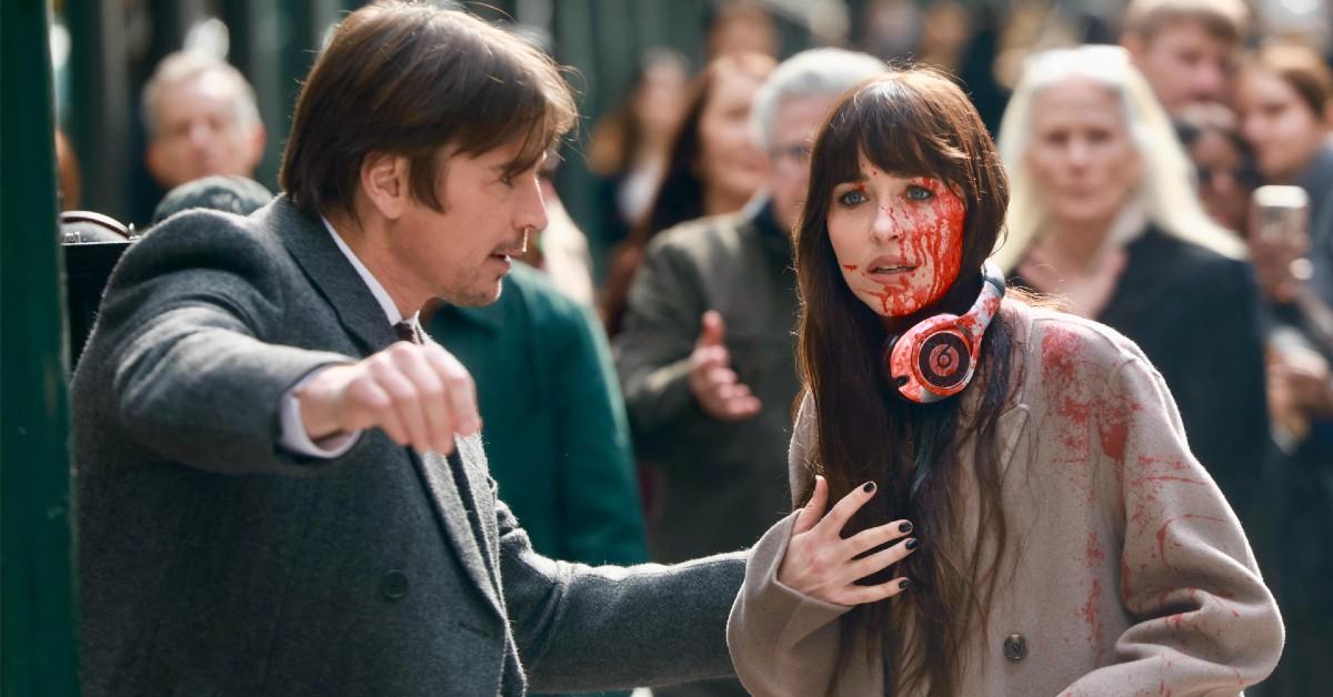 Dakota Johnson & Josh Hartnett Film Bloody Scene For 'Verity': Photos