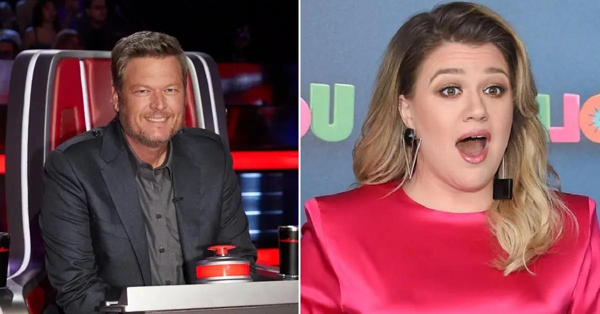 Blake Shelton Quips He's 'Tired' Of Kelly Clarkson In 'Voice' Promo