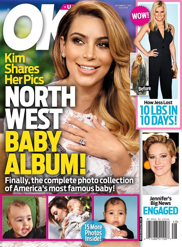 This Week’s OK! Magazine Cover Story: Kim Shares Her Pics!