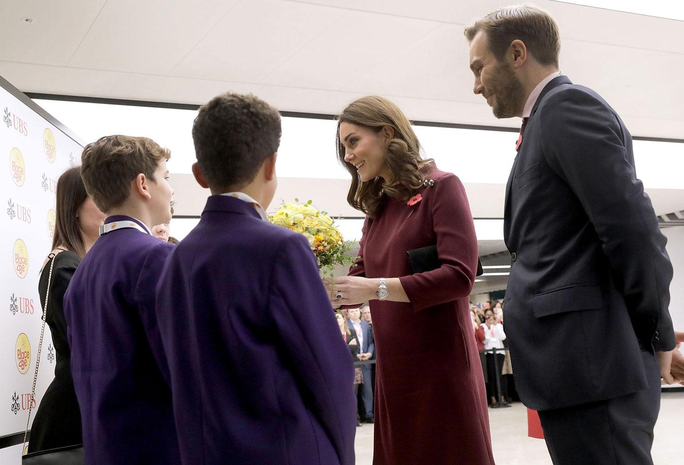Kate Middleton Shows Off Baby Bump As She Gets Past Morning Sickness